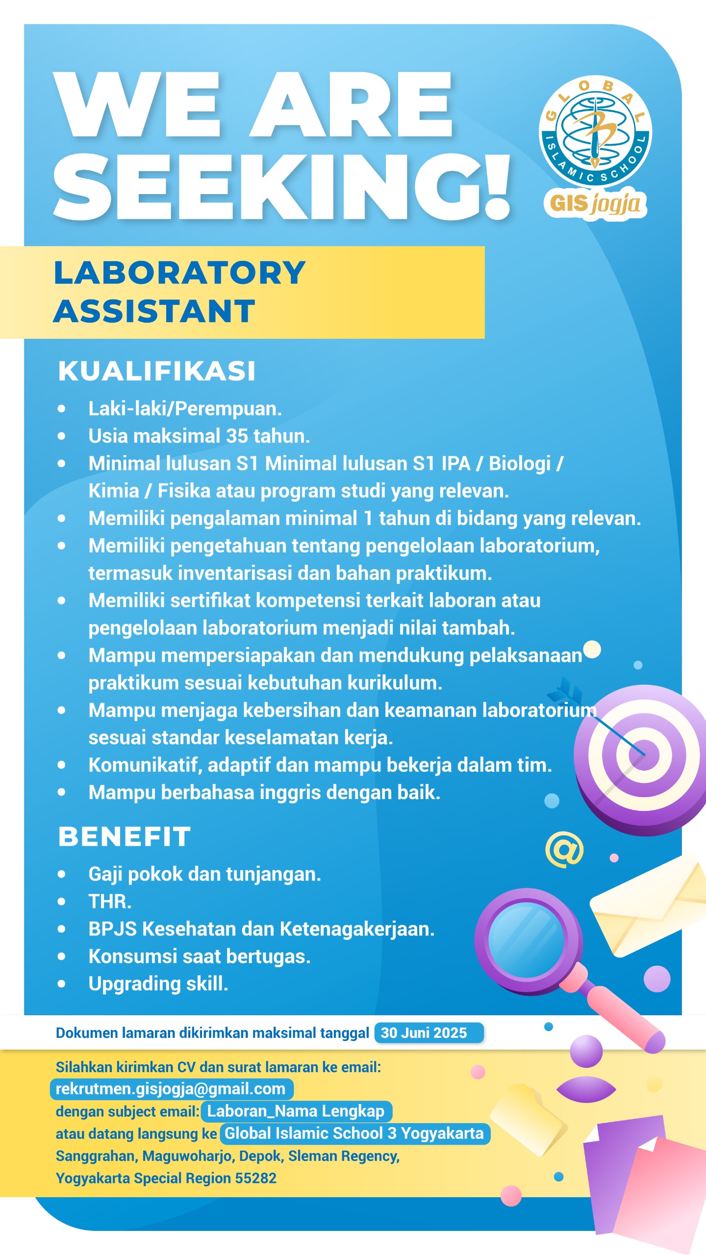 Info Loker GIS 3 Jogja – GIS 3 Jogja
